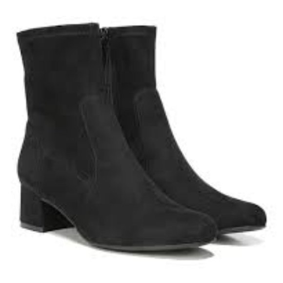 Naturalizer | Shoes | Naturalizer Daley Ankle Bootie Black Stretch Sock ...